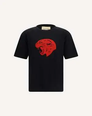 Valentino Garavani Panther Cotton T-shirt Ale