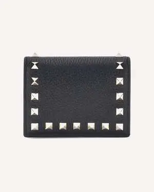 Valentino Garavani Rockstud Wallet - Black