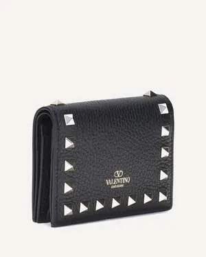 Valentino Garavani Rockstud Wallet - Black