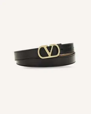 Valentino Garavani Reversible Vlogo Signature Belt - Black