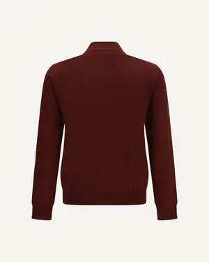 Valentino Garavani Long-sleeve Wool Polo With Vlogo