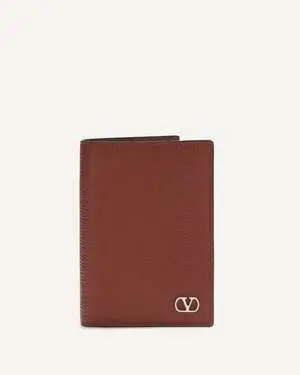 Valentino Garavani Vlogo Signature Card Holder - Red
