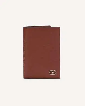 Valentino Garavani Vlogo Signature Card Holder - Red