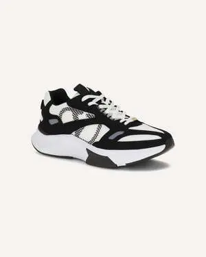 Valentino Garavani Demivee Mesh And Suede Sneakers - Multicolour