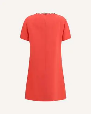 Valentino Garavani Embellished Crew-neck Dress