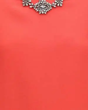 Valentino Garavani Embellished Crew-neck Dress