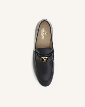 Valentino Garavani Vlogo Signature Loafers - Black