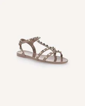 Valentino Garavani Rubber Rockstud Sandals
