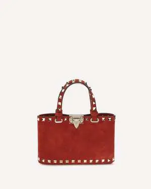 Valentino Garavani Suede Rockstud Mini Handbag