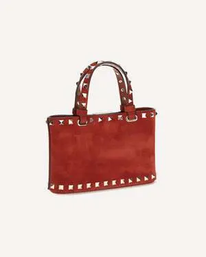 Valentino Garavani Suede Rockstud Mini Handbag