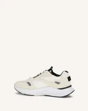 Valentino Garavani Demivee Mesh And Suede Sneakers - White