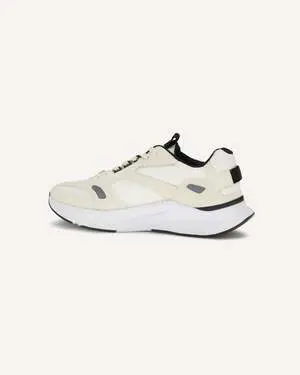 Valentino Garavani Demivee Mesh And Suede Sneakers - White