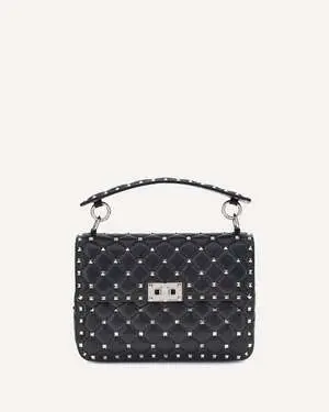 Valentino Garavani Rockstud Spike Handbag - Black