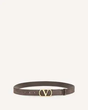 Valentino Garavani Vlogo Signature Suede Belt