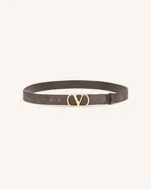 Valentino Garavani Vlogo Signature Suede Belt