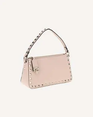 Valentino Garavani Rockstud Leather Shoulder Bag - Pink