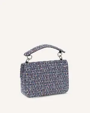 Valentino Garavani Rockstud Spike Tweed Handbag