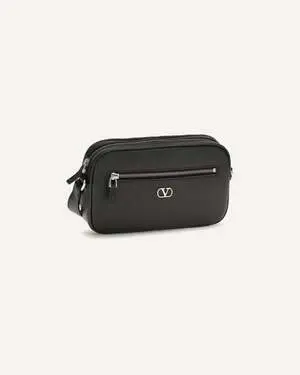 Valentino Garavani Grained Leather Crossbody Bag With Zip
