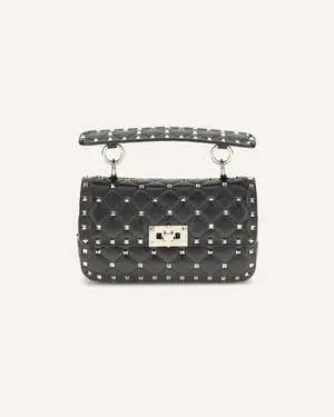 Valentino Garavani Rockstud Spike Mini Top Handle Bag In Nappa
