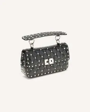 Valentino Garavani Rockstud Spike Mini Top Handle Bag In Nappa