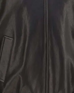 Valentino Garavani Leather Zip Jacket - Black
