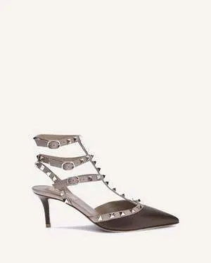 Valentino Garavani Valentino Garavani Rockstud Pumps Brown