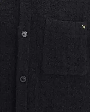 Valentino Garavani Textured High-neck Jacket