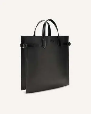Valentino Garavani Medium Antibes Grained Leather Shopping Bag