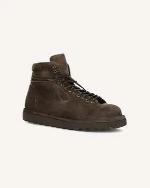 Marsèll Pallottola Suede Lace-up Ankle Boots - Brown