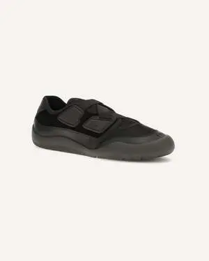 Prada Speedrock Leather And Mesh Sneakers