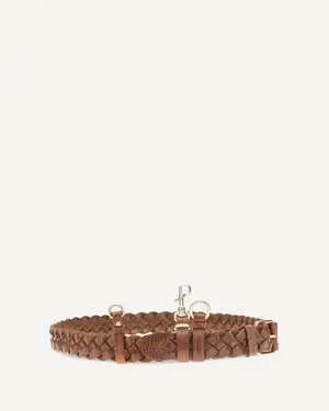 Miu Miu Woven Leather Belt
