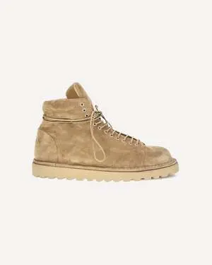 Marsèll Pallottola Suede Lace-up Ankle Boots - Beige