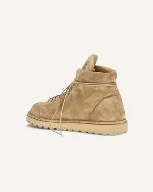 Marsèll Pallottola Suede Lace-up Ankle Boots - Beige