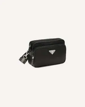 Prada Re-nylon And Saffiano Leather Shoulder Bag
