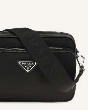 Prada Re-nylon And Saffiano Leather Shoulder Bag