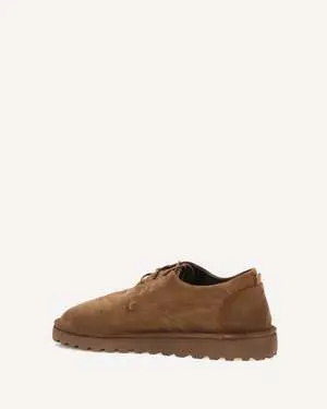 Marsèll Sancrispa Alta Suede Derby Shoes - Brown