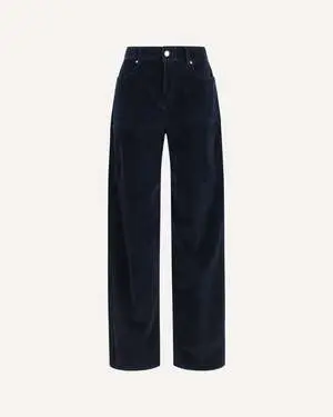 Max Mara Corduroy Velvet Palazzo Pants