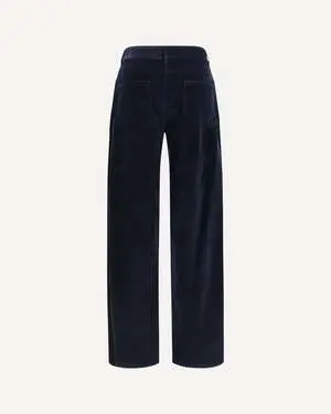 Max Mara Corduroy Velvet Palazzo Pants