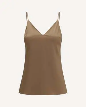 Brunello Cucinelli Stretch Silk Satin Top