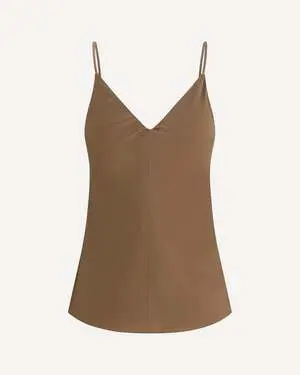Brunello Cucinelli Stretch Silk Satin Top