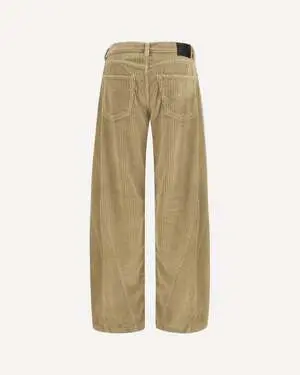 R13 Janine Barrel Leg Corduroy Jeans