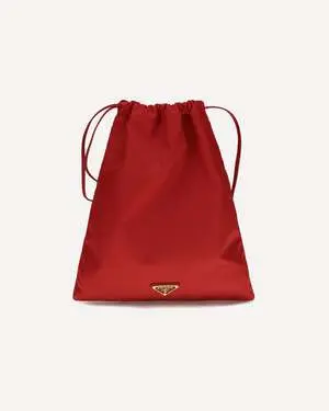 Prada Wish Re-nylon Clutch - Red