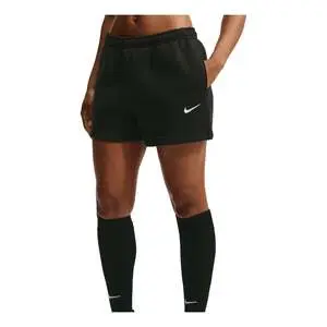 Nike Studio Fleece Mid-rise Shorts - Total Black/sail