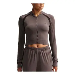 Nike X Skims Stretch Nylon Baby Hoodie - Resin/phoenix