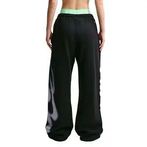 Nike Studio Fleece Wide Leg Graphic Pants