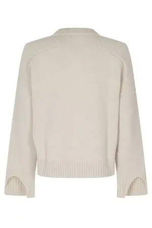 Soeur Ribbed Knit Crew Neck Sweater