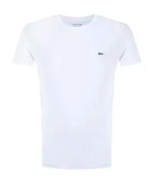 Lacoste Logo-patch Crewneck T-shirt - Blue