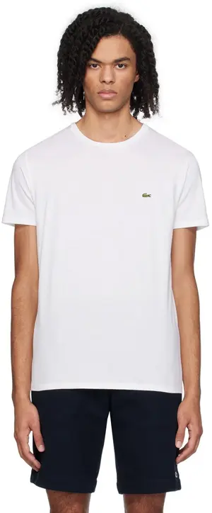 Lacoste Logo-patch Crewneck T-shirt