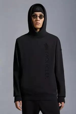 Moncler Logo Detailed Long Sleeved Hoodie