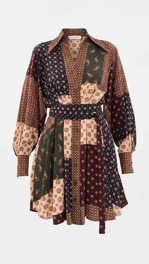 Zimmermann Tuck Mini Dress